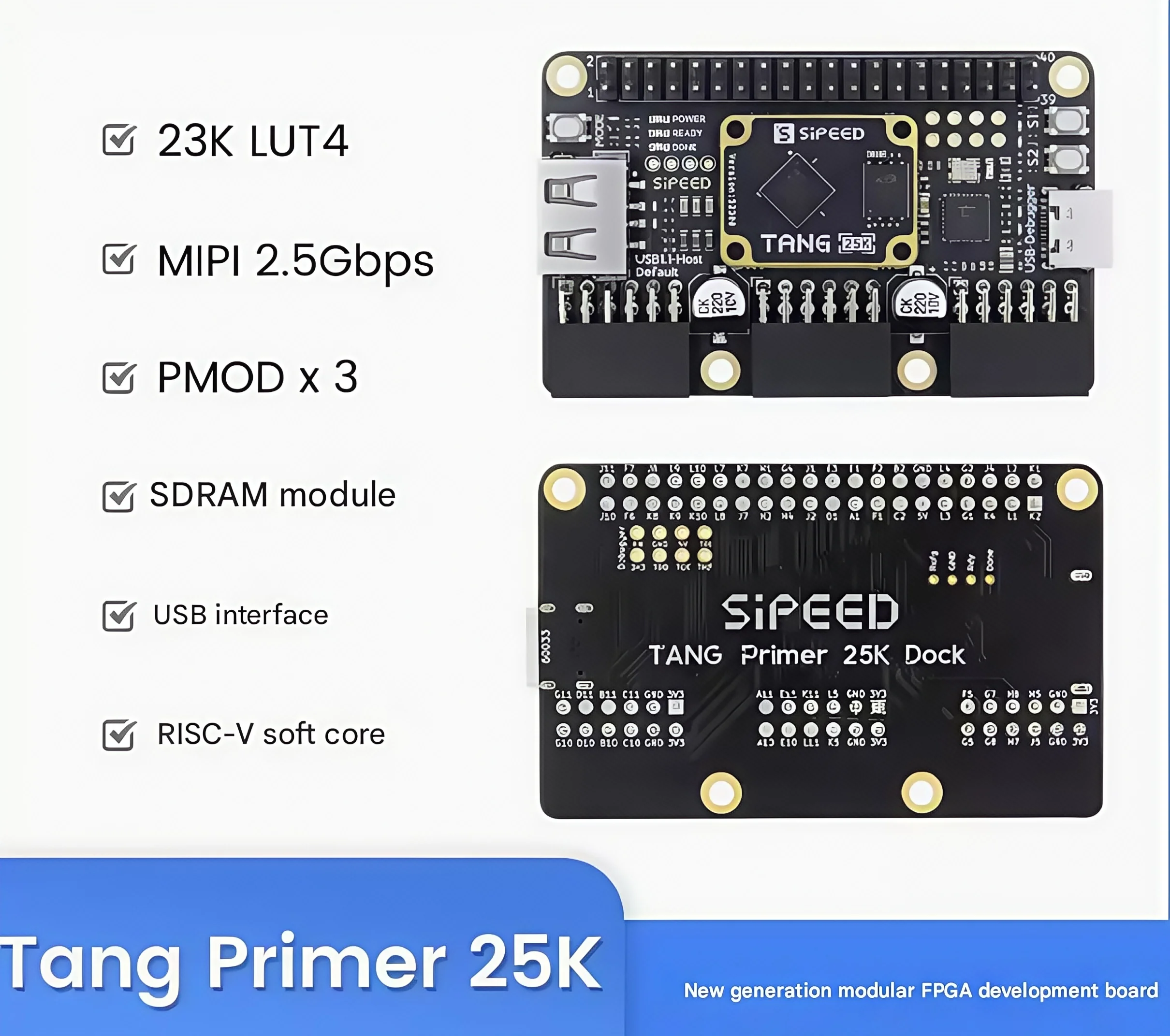 Sipeed Tang Primer 25K Core Board 25K DOCK Gaoyun GW5A RISCV FPGA ...