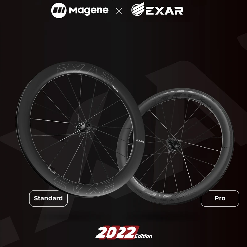 Magene Bike Carbon Wheelset Wheels Bicycle Disc Rim Brake Center Lock ...