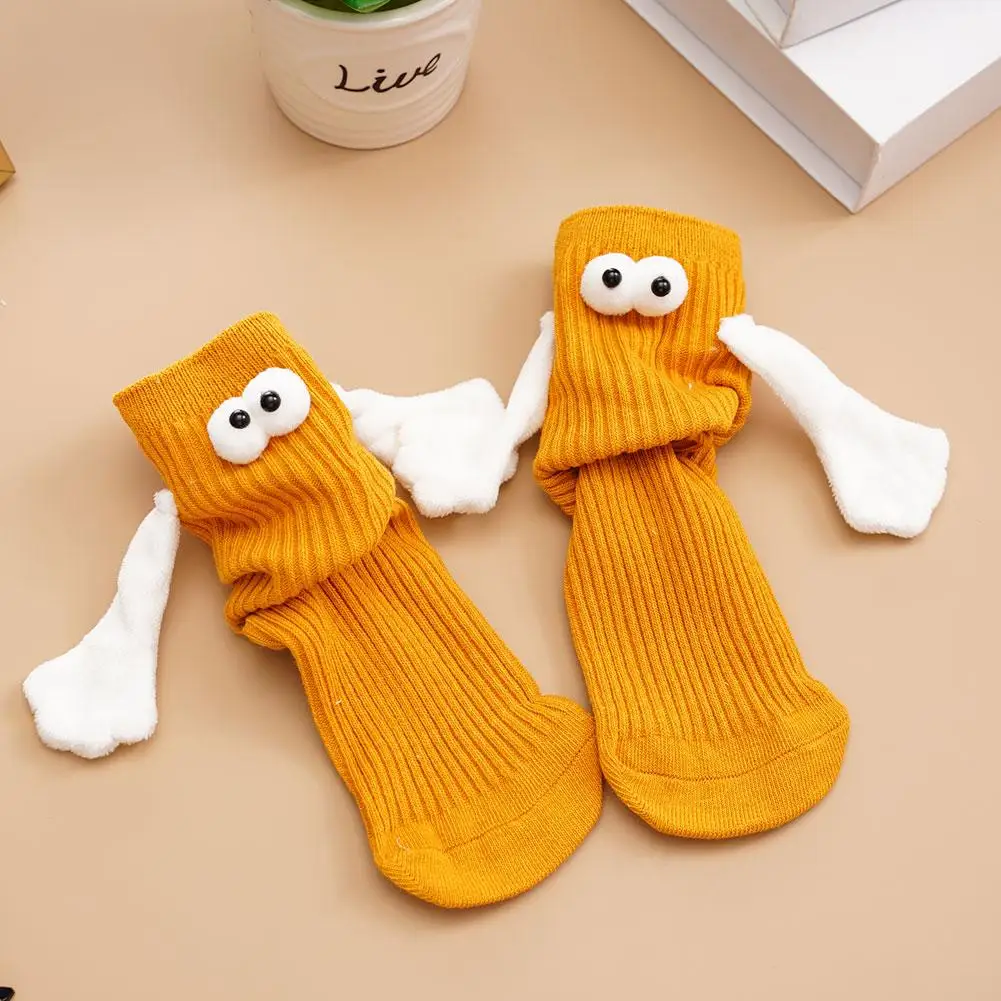 Magnetic-Socks-3D-Doll-Children-Socks-Hand-In-Hand-Socks-With-Magnet ...