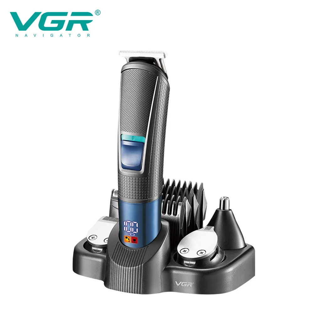 VGR 108 новая многофункциональная машинка для стрижки волос 5-в-1 перезаряжаемая машинка для ...