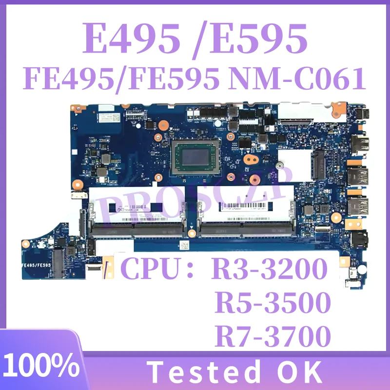 FE495/FE595 NM-C061 For Lenovo Thinkpad E495 E595 Laptop Motherboard ...