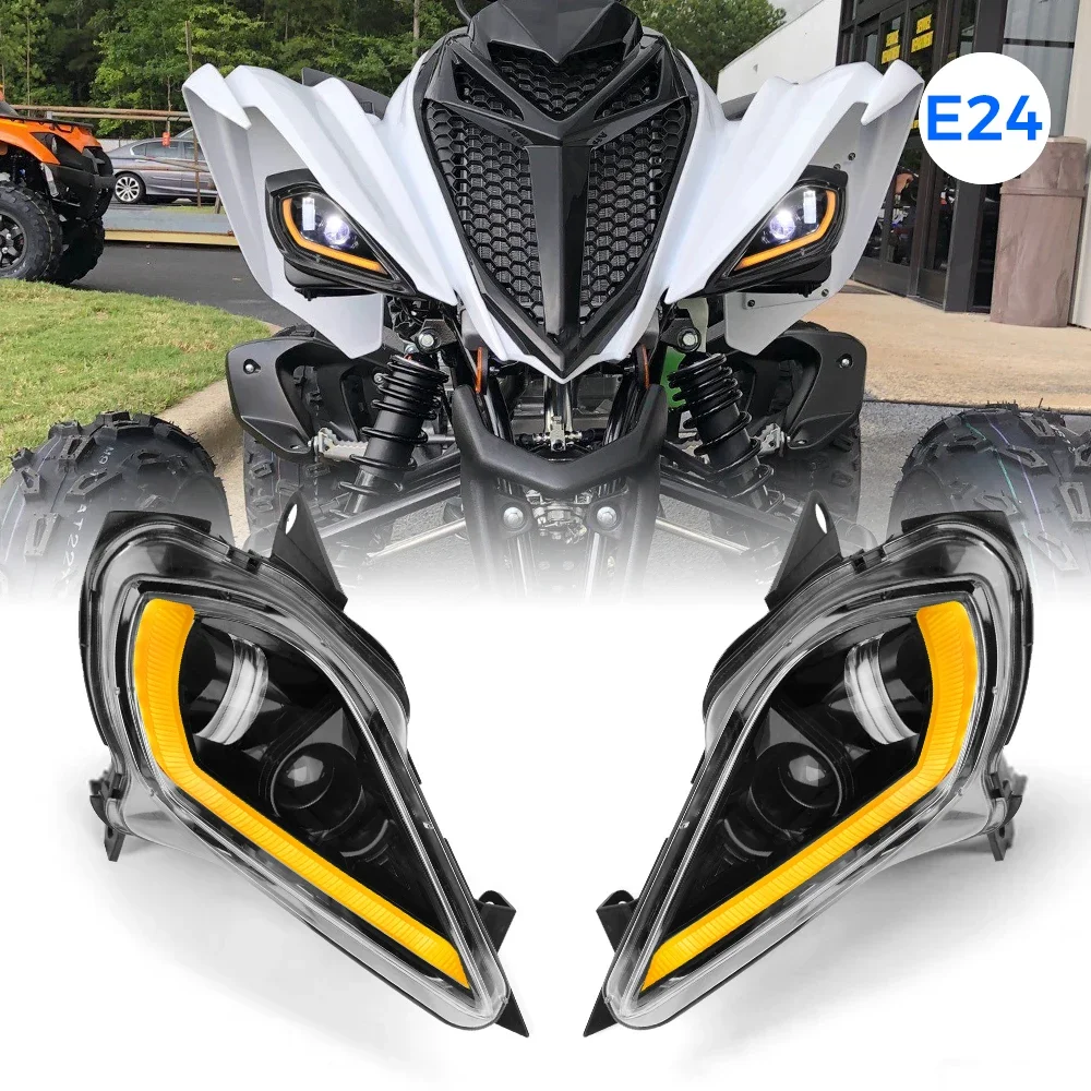 KEMIMOTO-Headlight-E24-for-Yamaha-Raptor-700R-700-YFZ450-YFZ450R-YFZ450X-Wolverine-450-350-250 ...