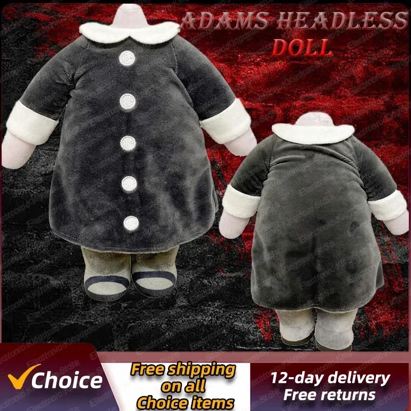 5Pcs-25CM-New-Adams-Headless-Doll-Wednesday-Addams-Family-Anime-Plush ...
