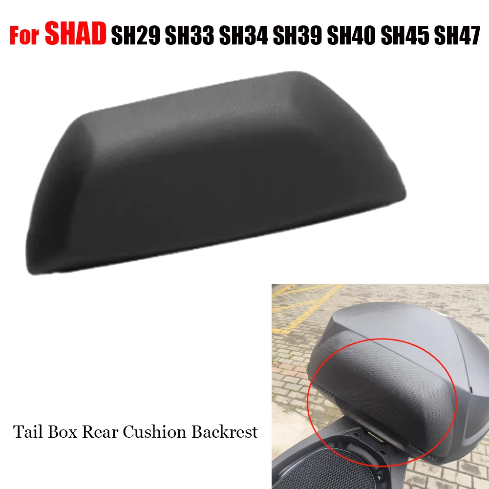 Motorctcle Tail Rear Box Case Backrest Cushion Pad Rear Cushion ...