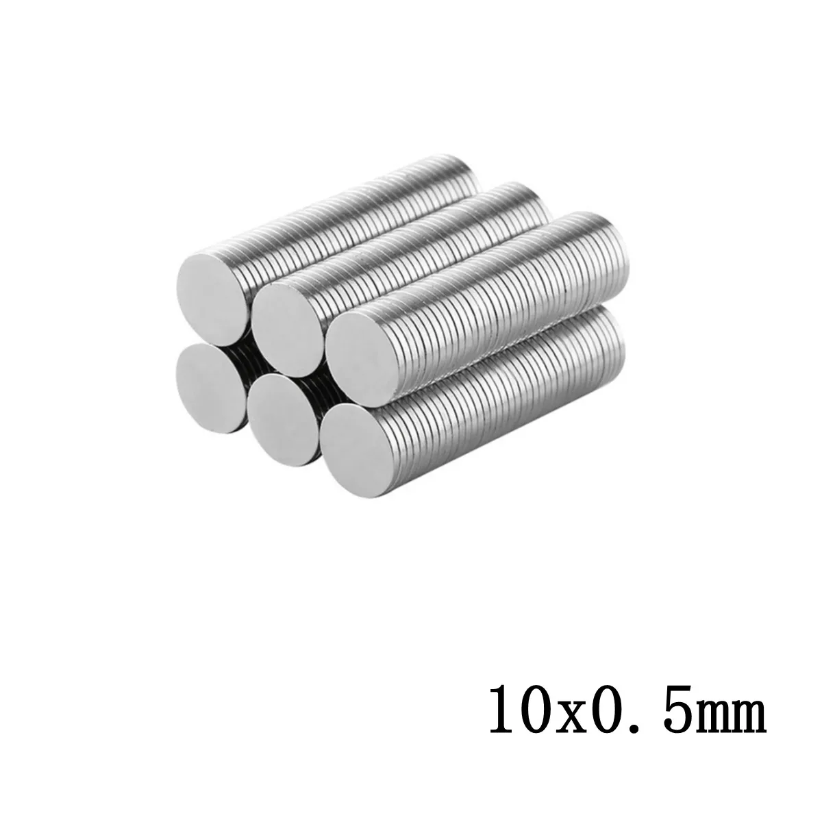 10x0.5mm Thin Round Strong Magnet 10mm X 0.5mm Neodymium Permanent ...