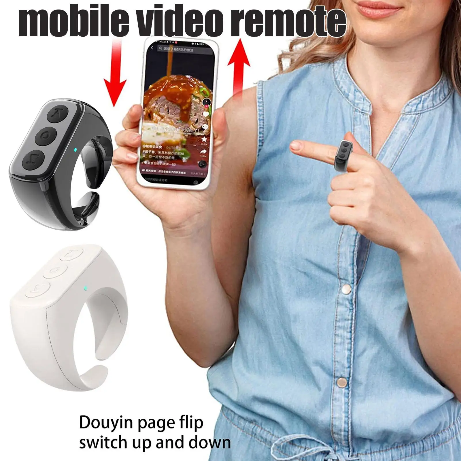 Finger Ring Bluetooth Remote Control | Bluetooth Remote Control Phone ...