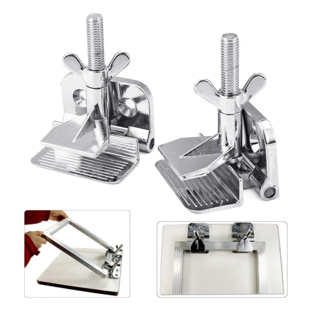 2 Pcs Screen Printing Butterfly Frame Hinge Clamp DIY Tools Silk Screen ...