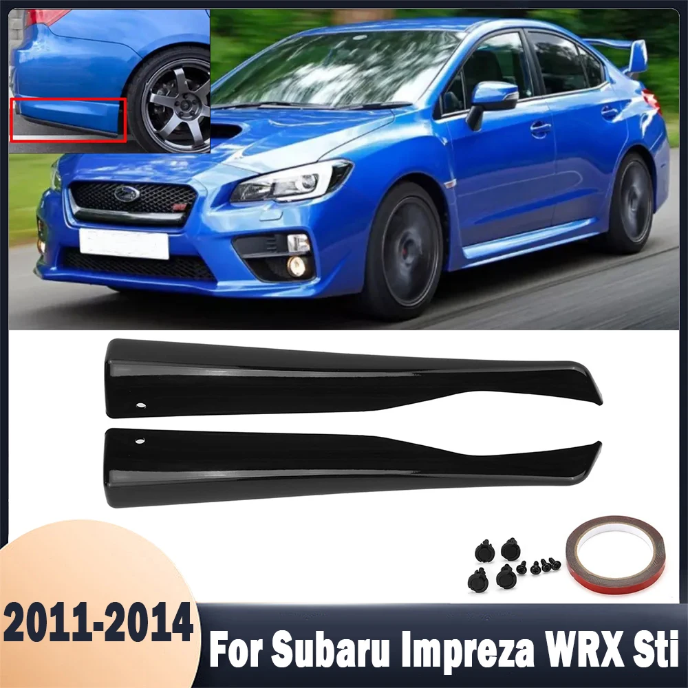 A-Pair-Car-Side-Rear-Bumper-Lip-Splitter-Wrap-Diffuser-Spoiler-Canard ...