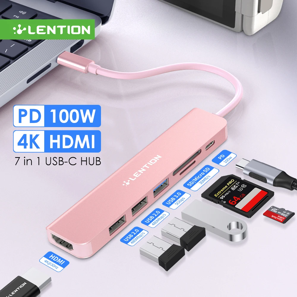 Capacidade-Adaptador-de-Hub-USB-para-Macbook-Air-Pro-USB-3-0-HUB-4K ...