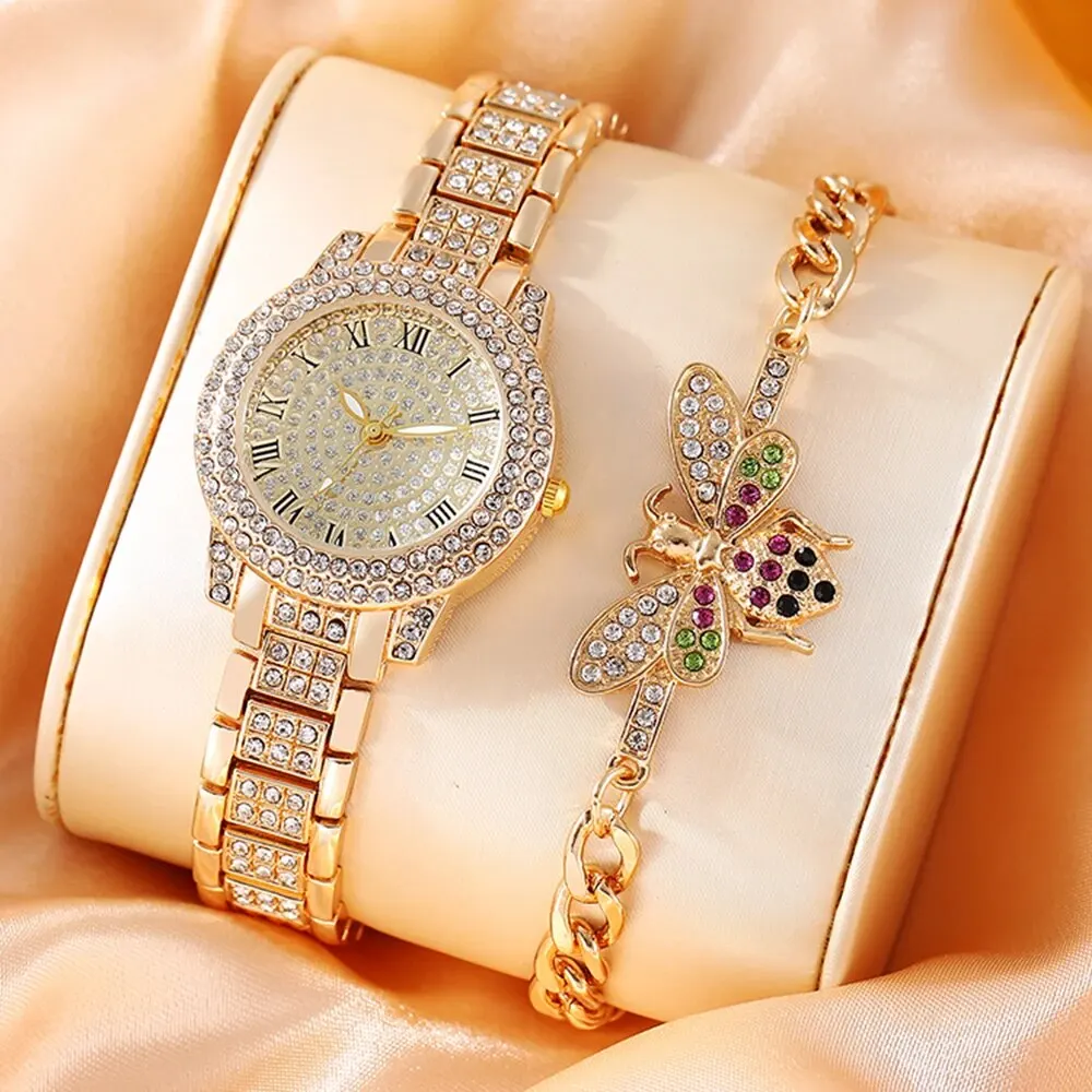 Women-s-Watch-Set-Luxury-Fashion-Casual-Women-s-Quartz-Watch-Fashion ...