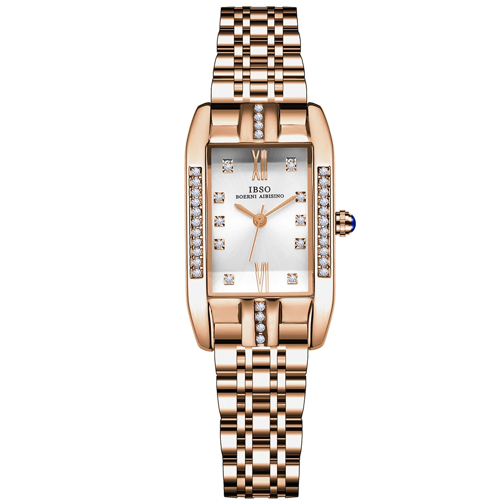 Original-Elegant-Women-Watch-Rectangular-Luxury-Golden-Steel-Wristwatch ...