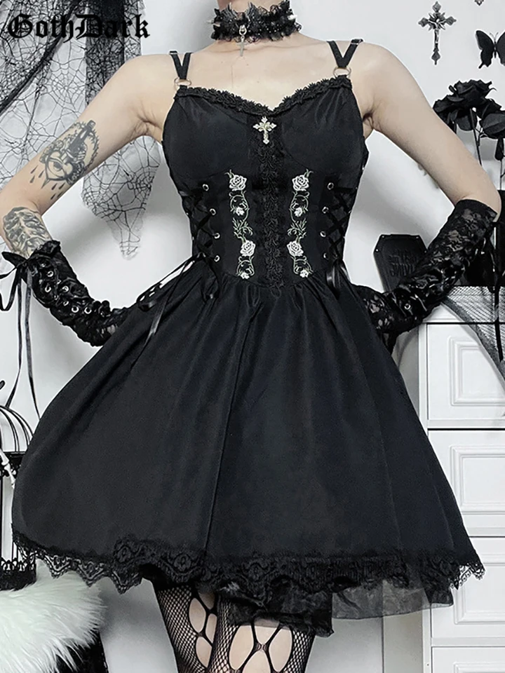 Short Emo Corset Dresses