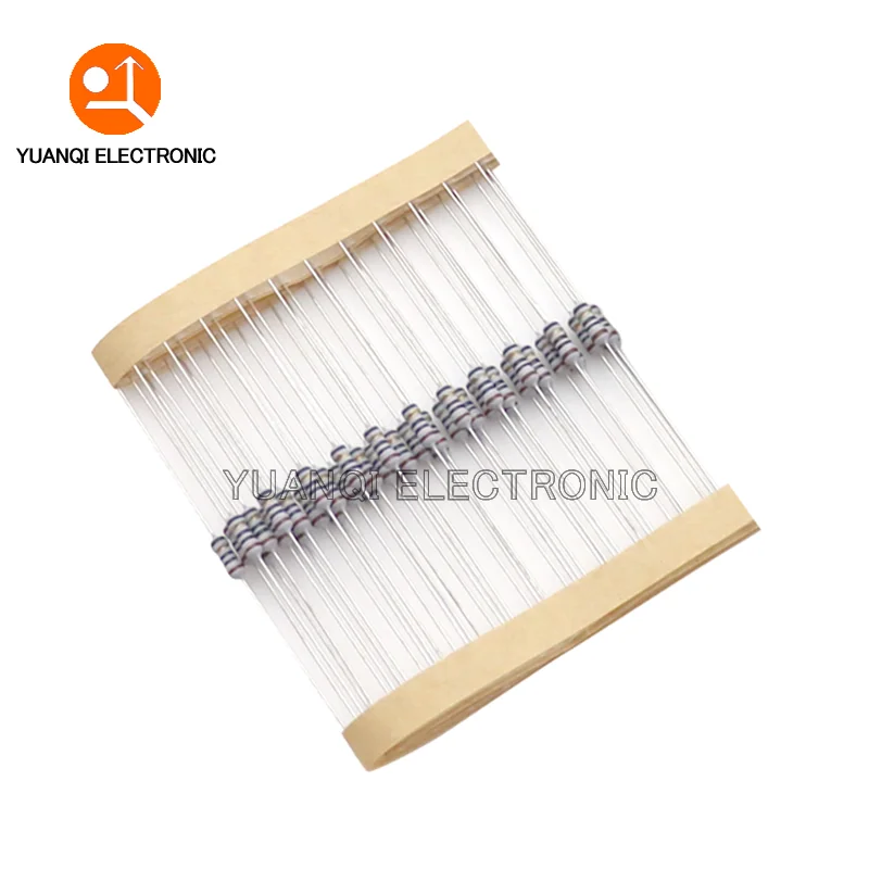20PCS-1-4W-5-0-25W-Wire-Wound-Resistor-Fuse-Winding-Resistance-0-5R-1R ...
