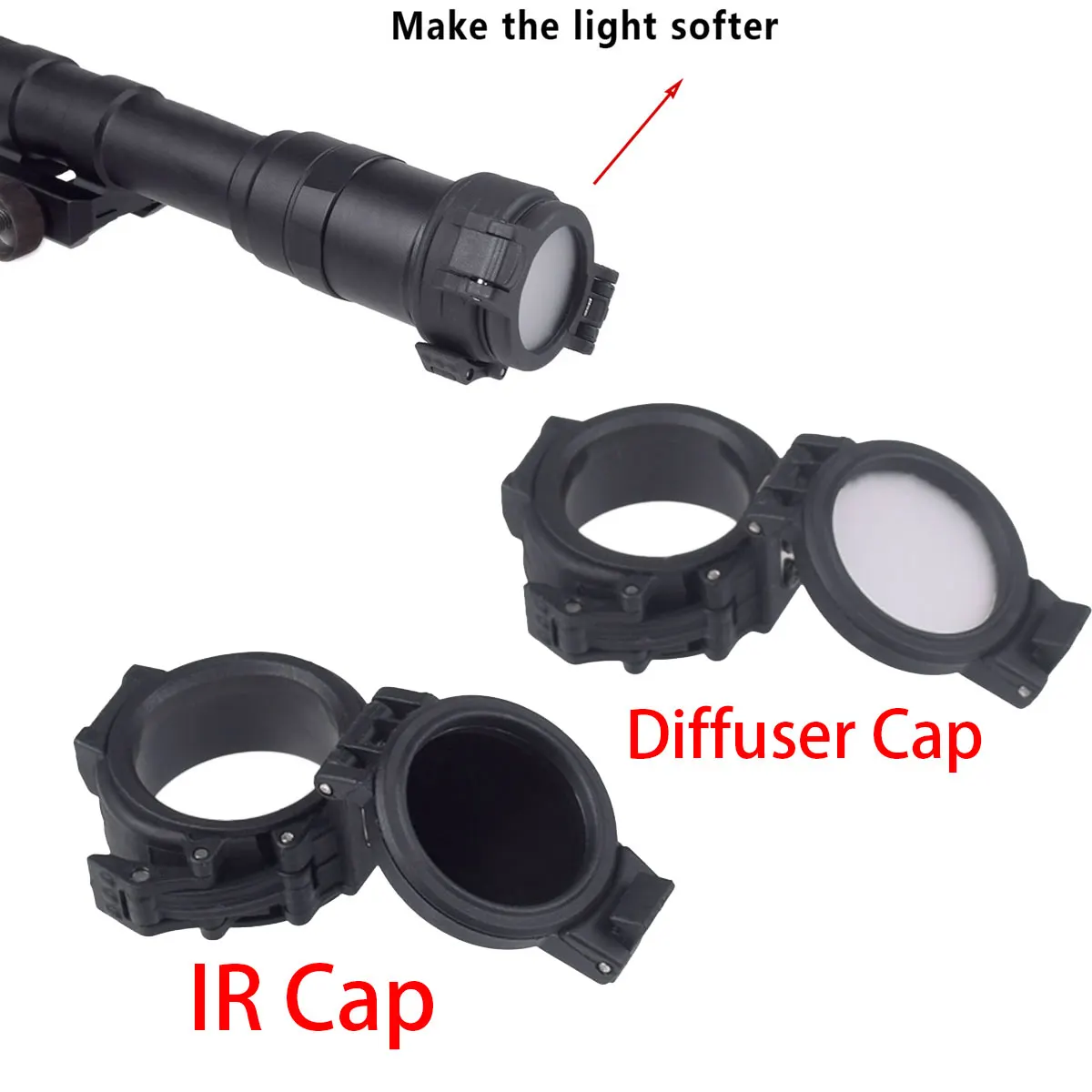 Tactical Surefire M300 M600 Weapons Light Scout Flashlight IR Filter ...