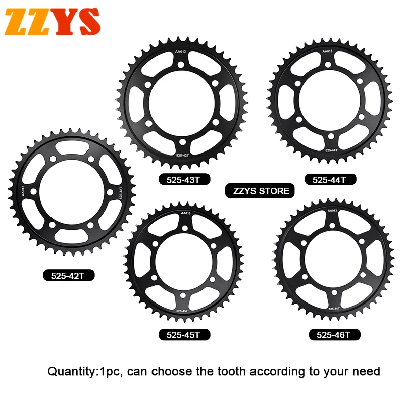 525-42T-43T-44T-45T-46T-Tooth-Rear-Sprocket-Gear-Wheel-Cam-Pinion-For ...