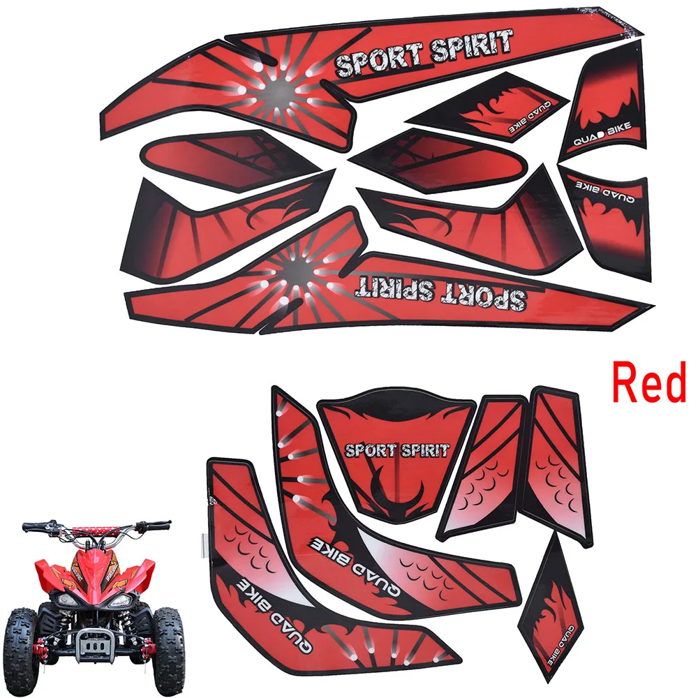 Sticker Decal For 49CC Or Electric Mini ATV Kid's Quad Small Bike ...