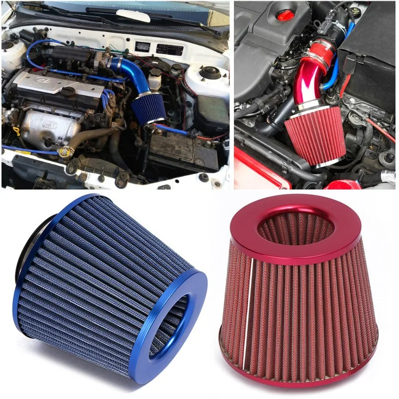 Air-Filter-76mm-Car-Accessories-Engine-Parts-High-Flow-Synthetic-Filter ...