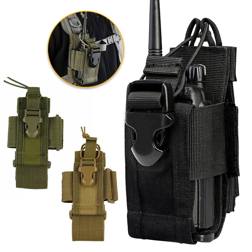 Walkie Talkie Holder Bag Belt Pack Outdoor | Radios Walkie Talkie ...