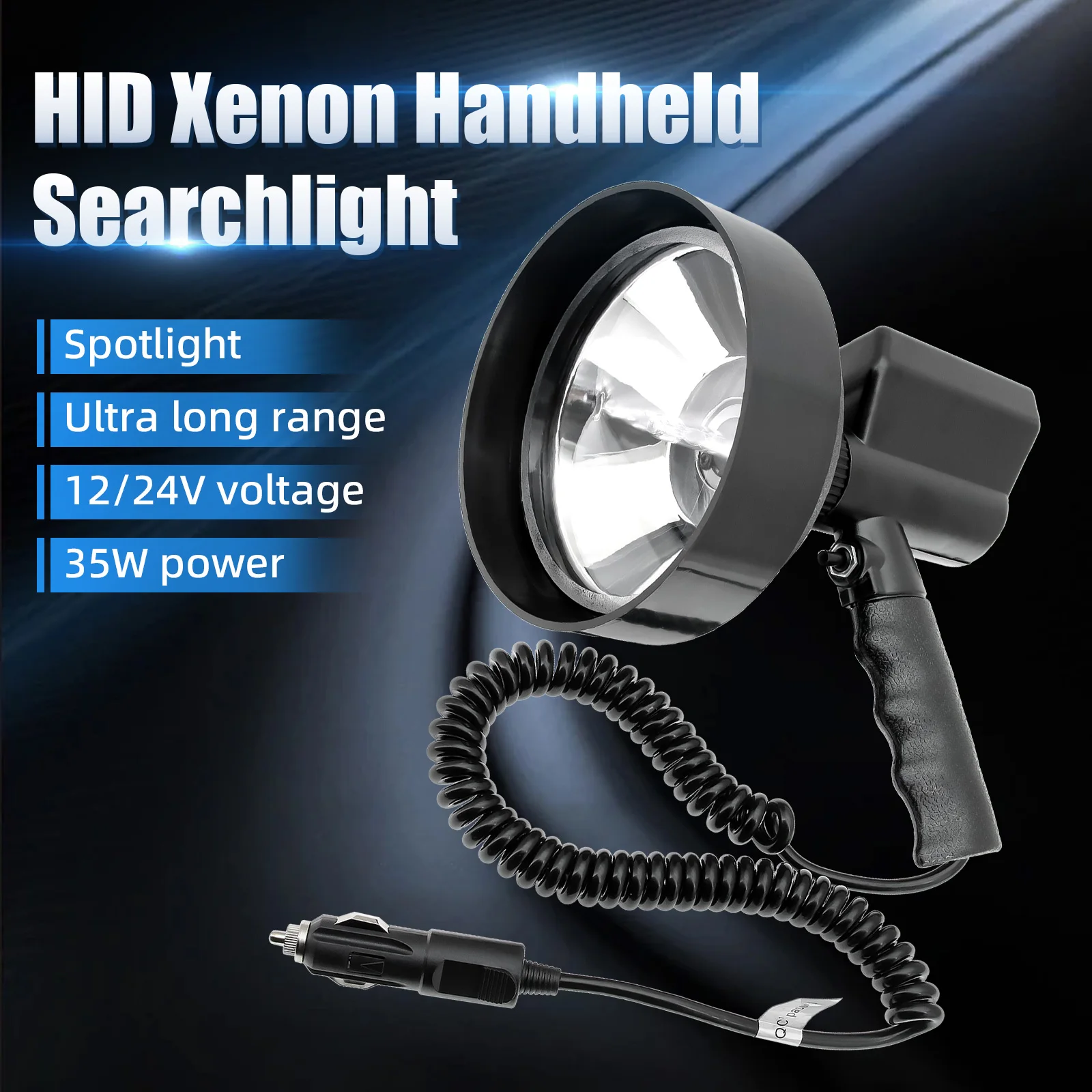 35W-5-Inch-Portable-searchlight-outdoor-Handheld-hunting-Light-xenon ...