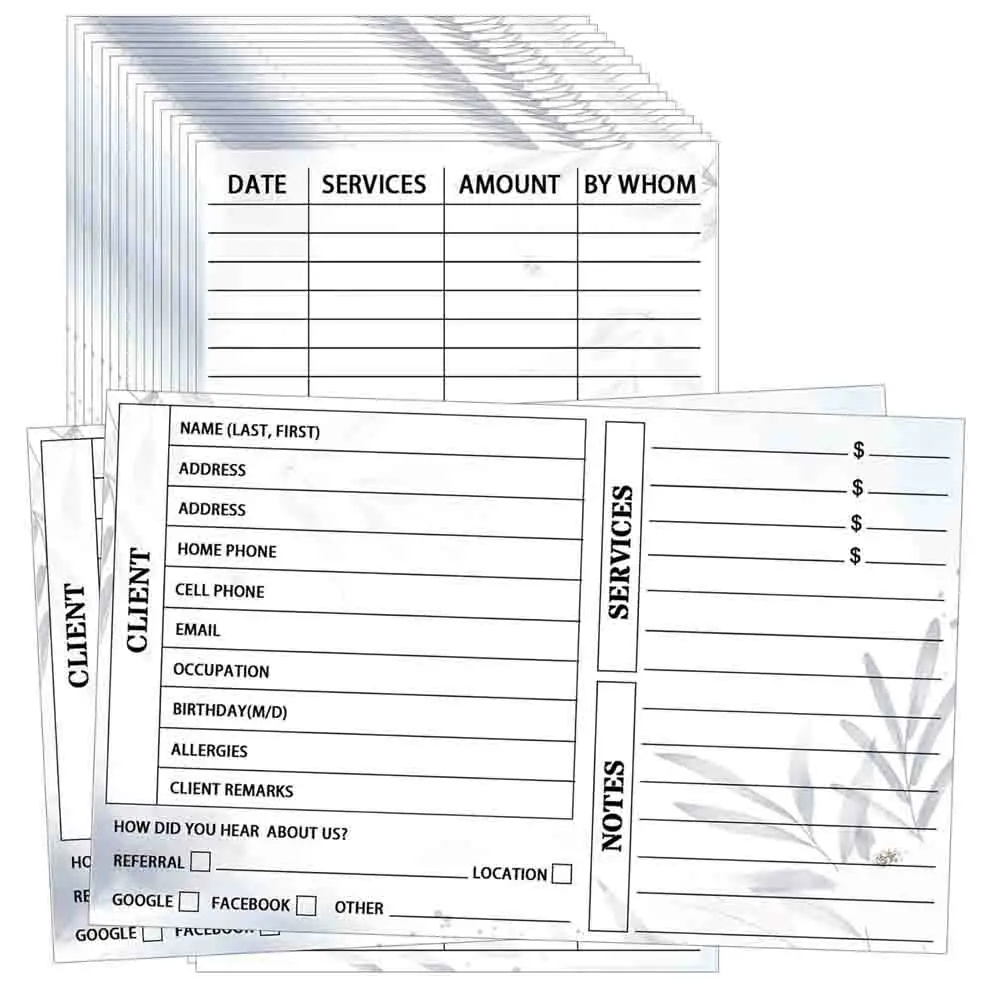 Customer-Information-Card-Customer-Client-Contact-Profile-Record-Cards ...
