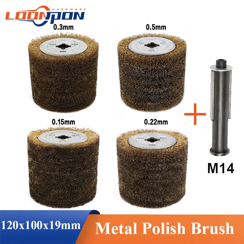 Stainless Steel Wire Brush Wheel Wood Open Paint Polishing, 44% OFF