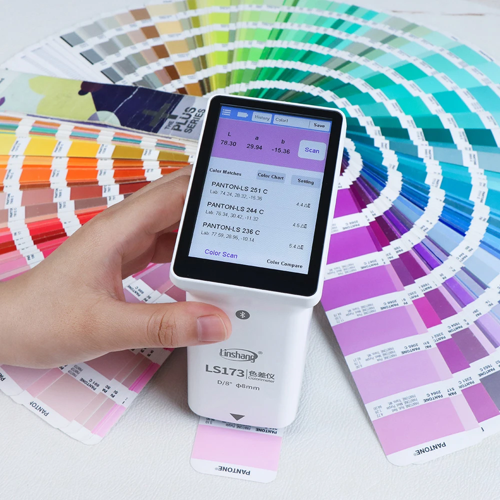 Digital-Colorimeter-Color-Analyzer-Colorchecker-LS173-D-8-Mobile-APP ...