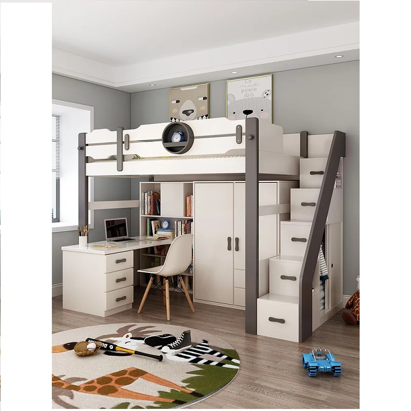 Kids Loft Bed With Desk Underneath