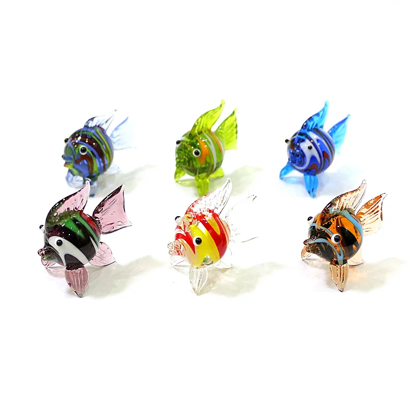 Mini-Ocean-Fish-Glass-Figurines-Ornaments-Cute-Aquarium-Sea-Animals ...