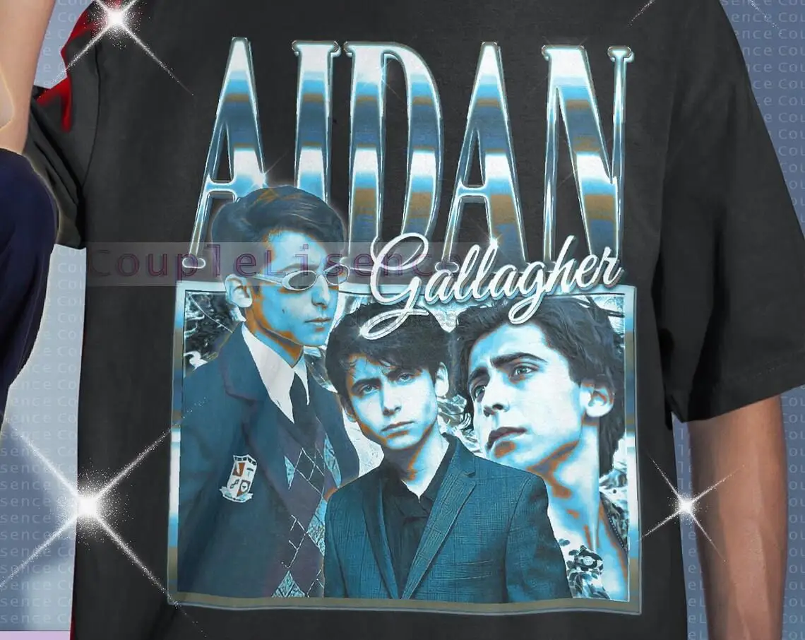 Aidan-gallagher-vintage-hemd-aidan-gallagher-huldigung-tshirt-aidan ...