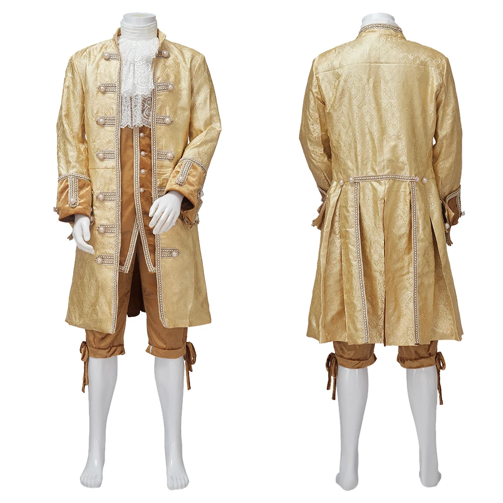 Robe-de-Rhjaune-Baroque-pour-hommes-tenue-de-luxe-pour-adultes-uniforme ...