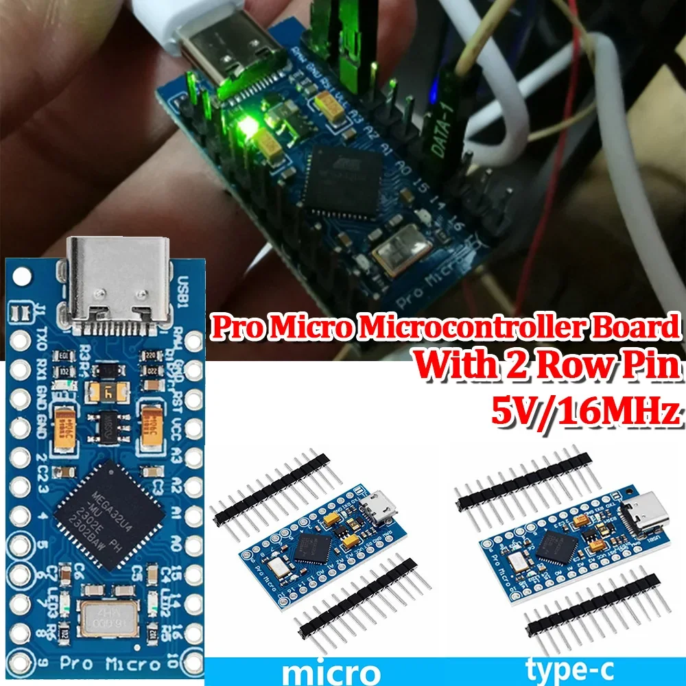 M-dulo-Pro-Micro-para-arduino-ATmega32U4-5V-16MHz-placa-de-desarrollo ...