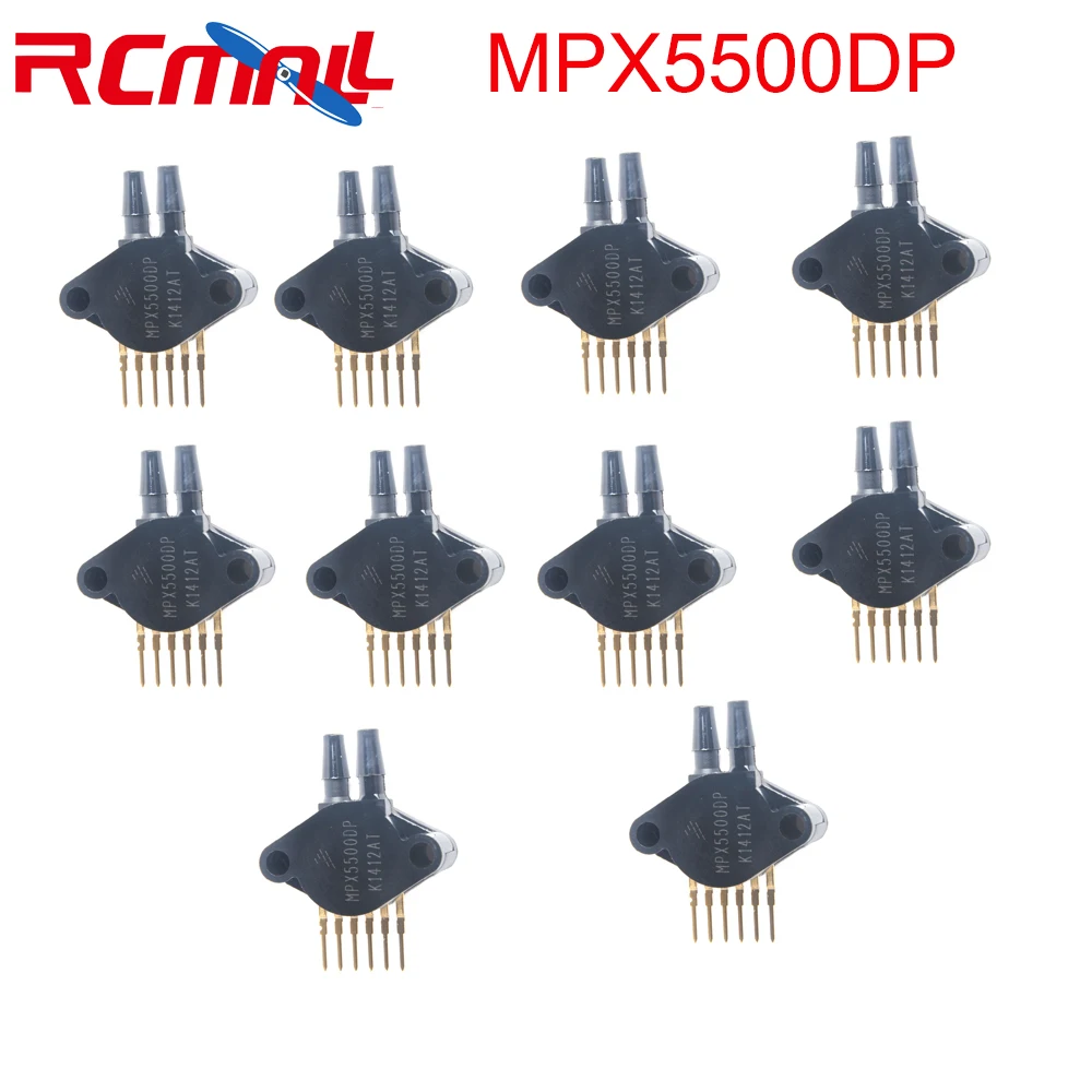 RCmall-10PCS-MPX5500DP-IC-Pressure-Sensor-ABS-Breakout-0-to-500-kPa-SIP ...