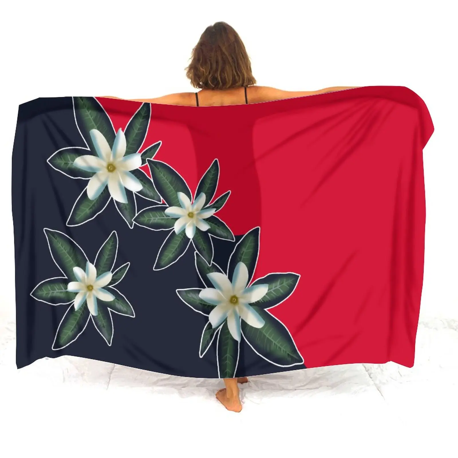 2024 New Seaside Ladies Sarong Polynesian Custom Hawaiian Beach Resort ...