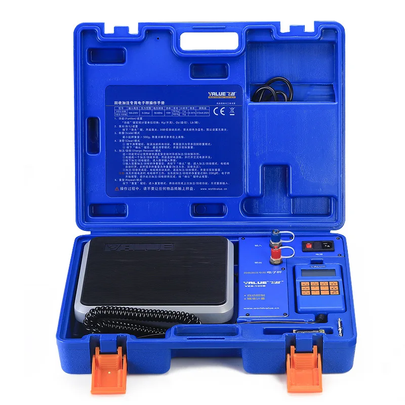 VES-50B-100B-Manual-Refrigerant-Recovery-Electronic-Balance-High ...