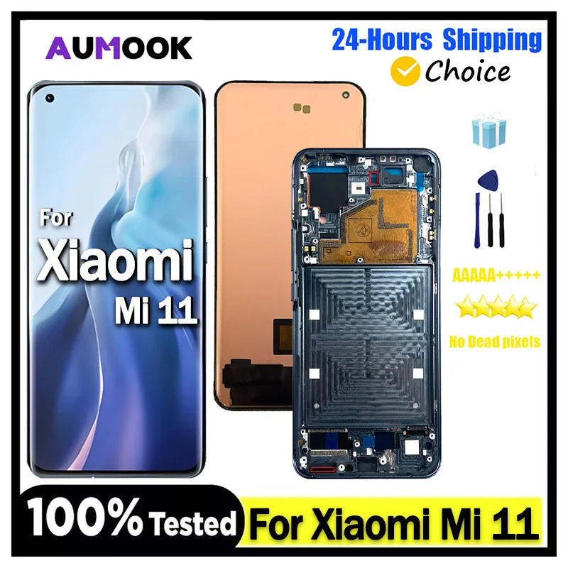 Pantalla OEM de 6,81 pulgadas para Xiaomi Mi 11, digitalizador de ...