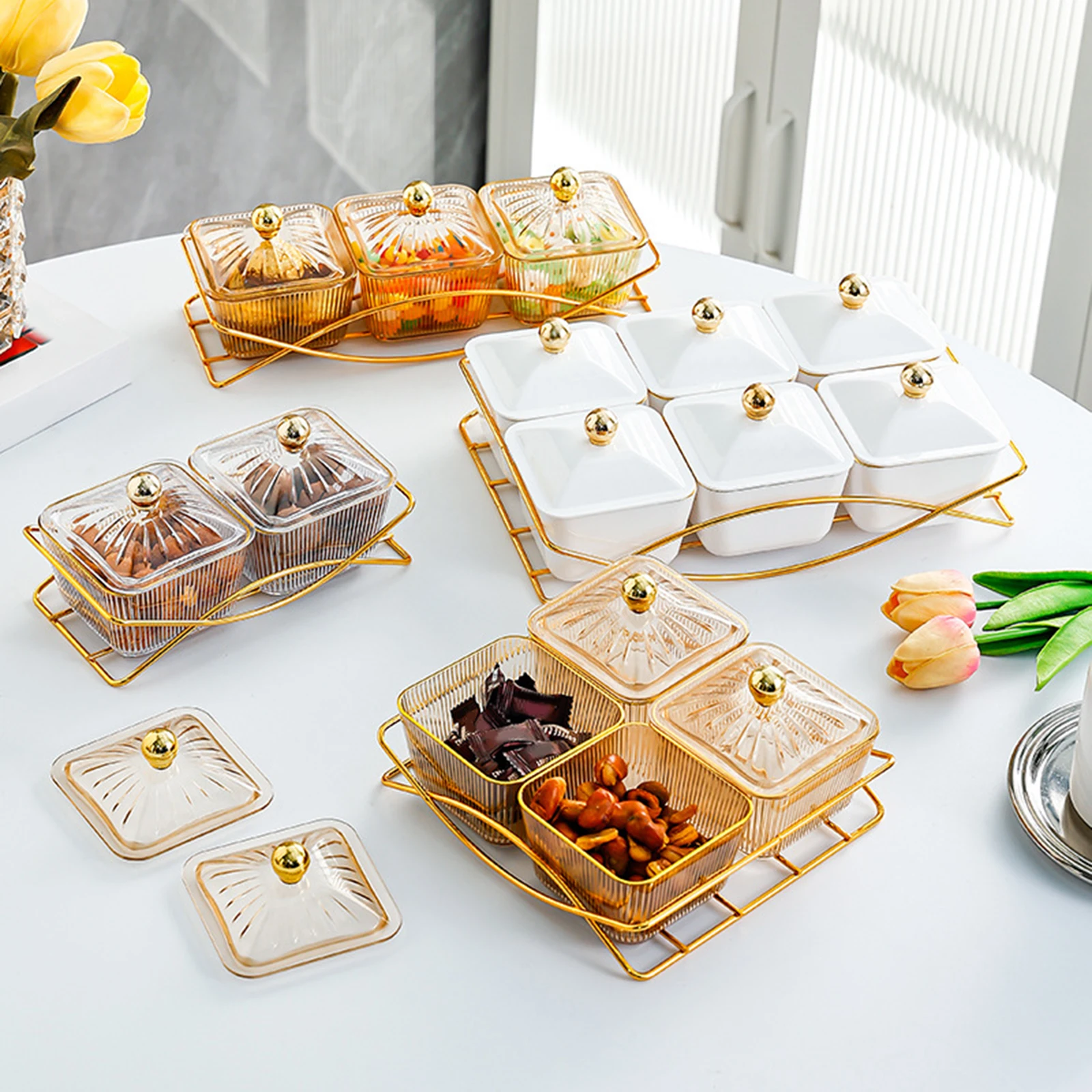 Nut-and-Candy-Serving-Tray-Nordic-Fruit-Snacks-Serving-Platter-with-Lid ...