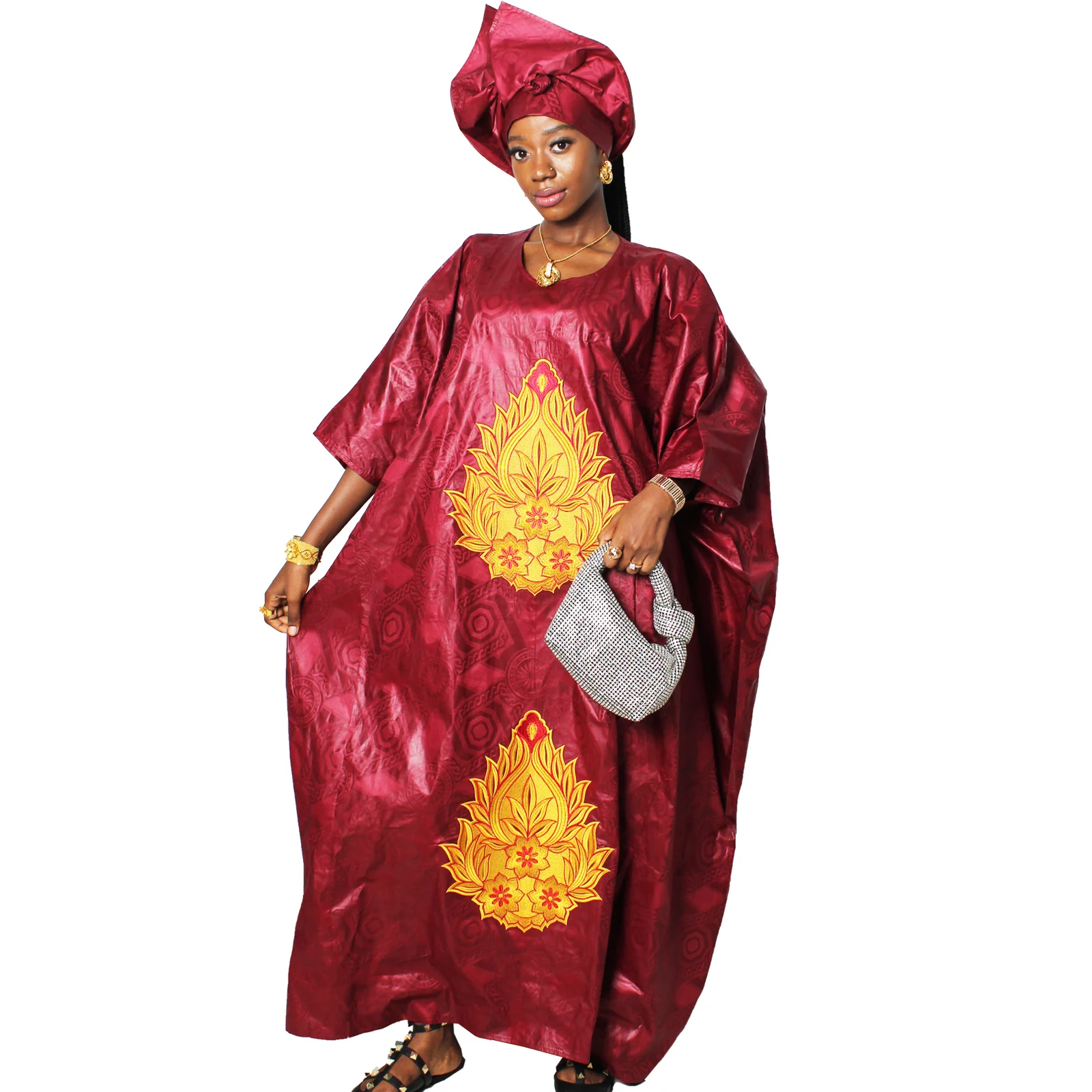 Boubou Brodé pour Femme - Ethnique Marudai