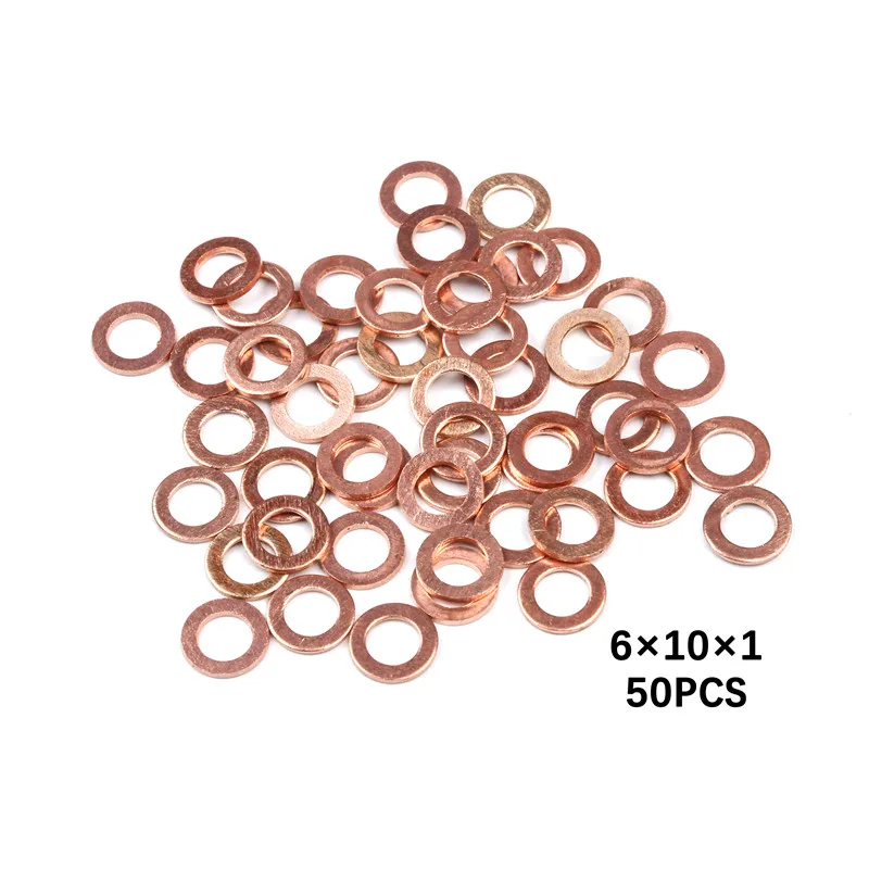 RONDELLE,M6x10x1 MM-20Pcs--ELECTRAPICK 10-20-50pcs Rondelle En Cuivre ...