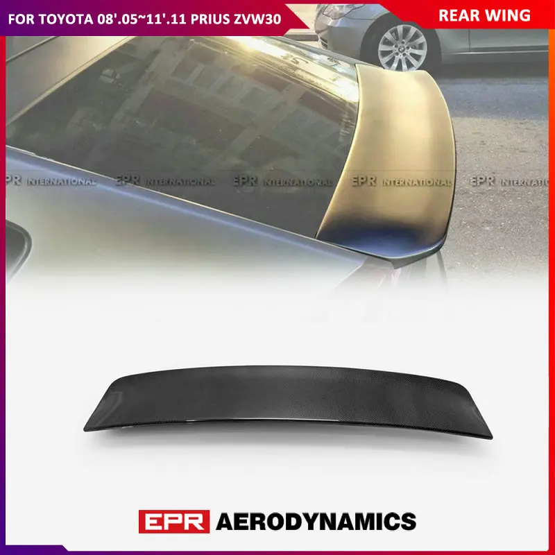 For-Toyota-08-05-11-11-Prius-ZVW30-L-Style-Carbon-Fiber-Rear-Wing-FRP ...