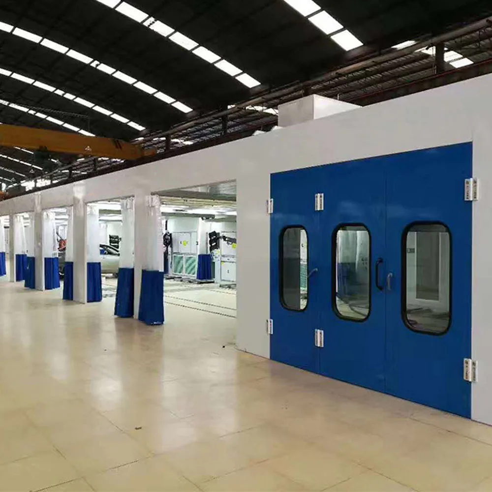 Sheet-Metal-Paint-Line-Multi-booth-Car-Spray-Paint-Booth-Production ...