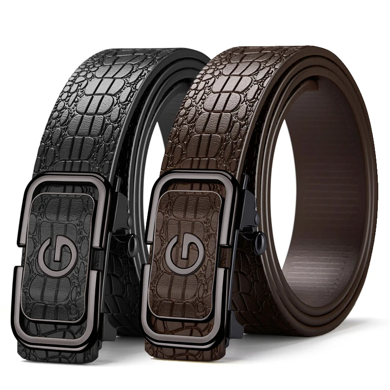 Stylish Men's PU Leather Belt - Fashion Belts for Daily Life, Leisure ...