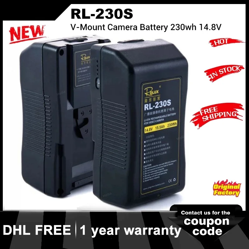 RL-230S V-Mount Camera Battery 230wh 14.8V Camera Live Large Capacity ...