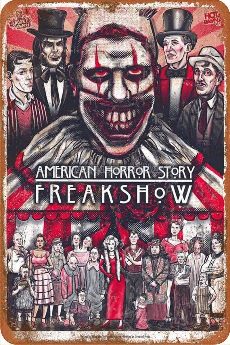 American Horror Story Apocalypse Freak Show Poster Vintage Tin Signs ...