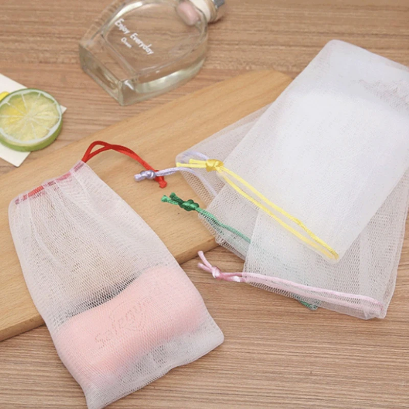 9CMx11CM-Soap-Saver-Bag-Quickly-Foam-Drawstring-Design-Non-slip ...