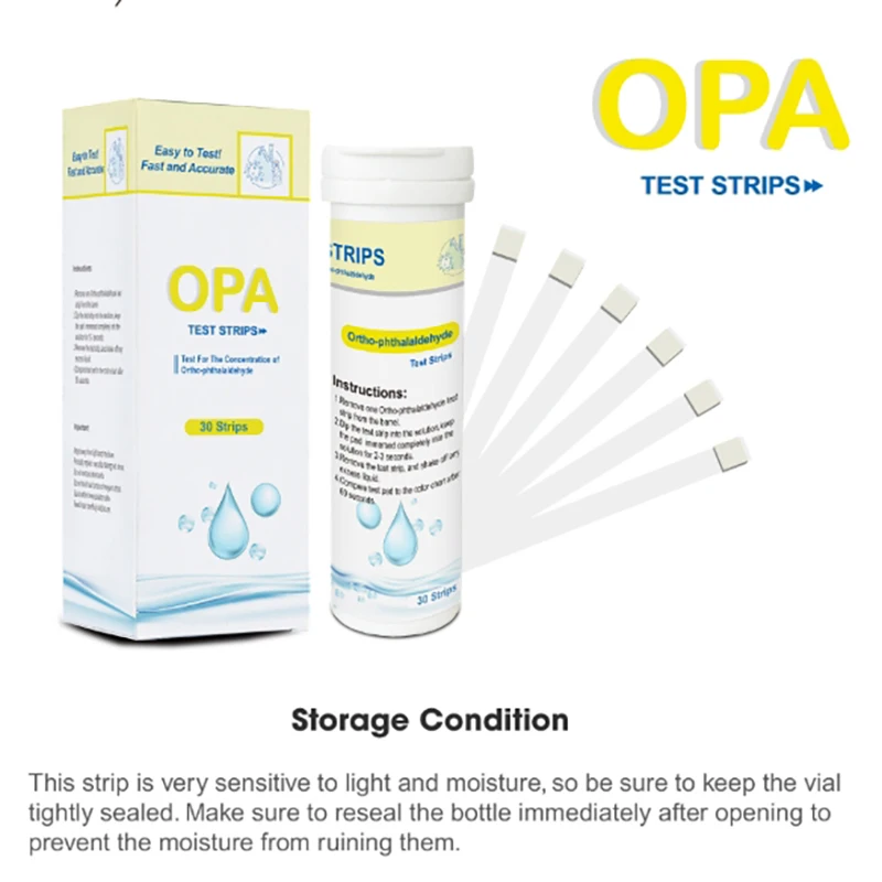 30Pcs OPA Test Kit Hard Water Test Strips For Water Softener Pack ...