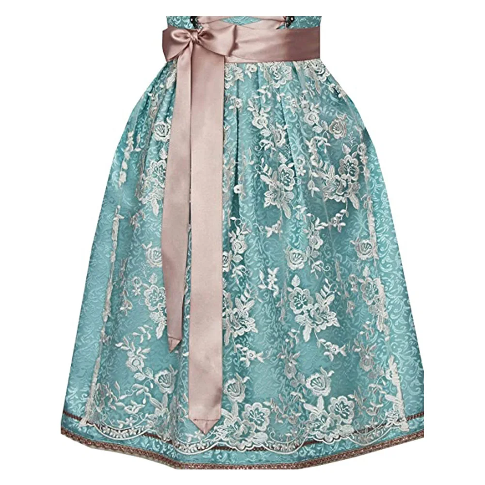 Cosplay Uniform Lovely Girl Lolita Sexy Puff Sleeves Midi Dress
