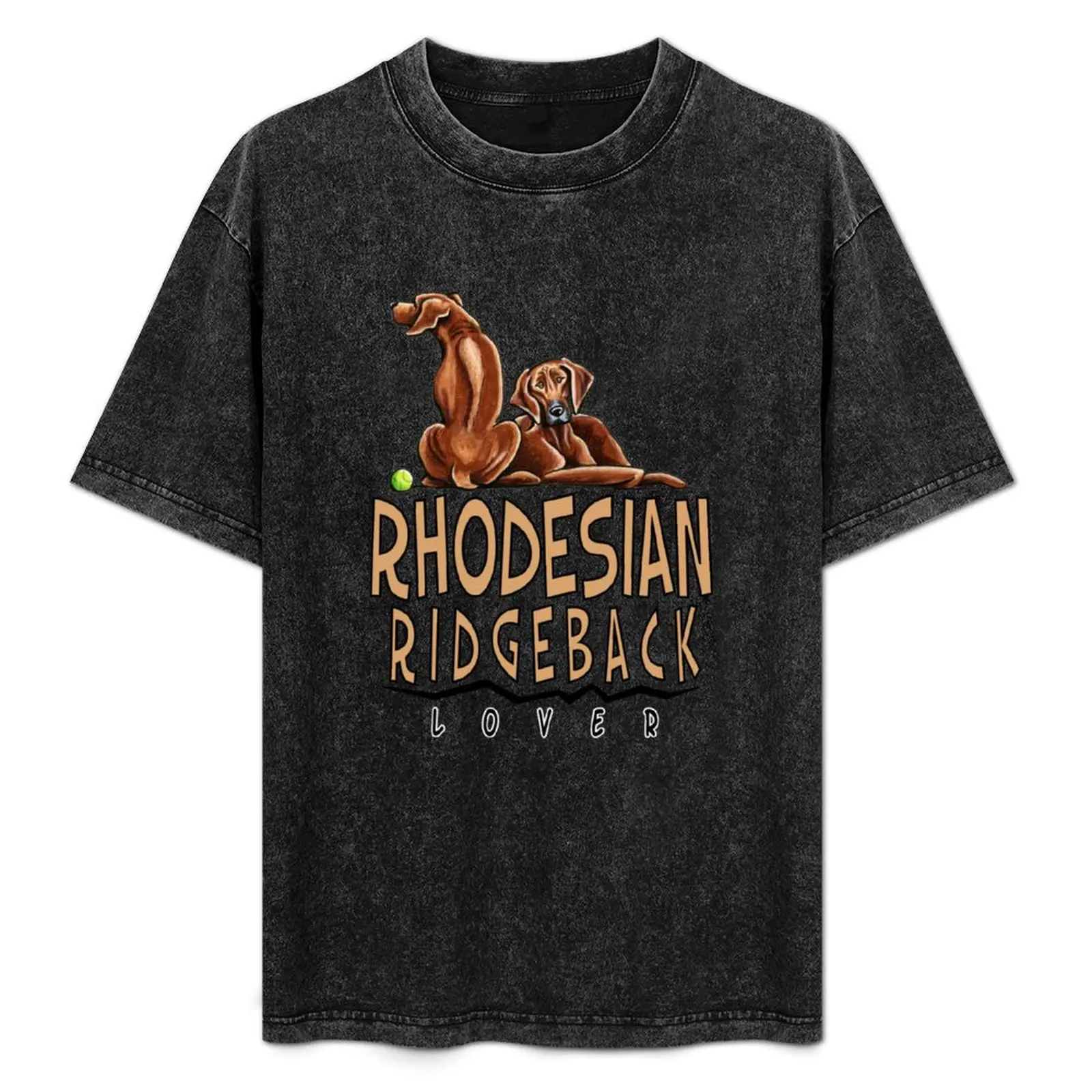 Rhodesian-Ridgeback-Lover-T-Shirt-anime-figures-graphic-shirts-summer ...