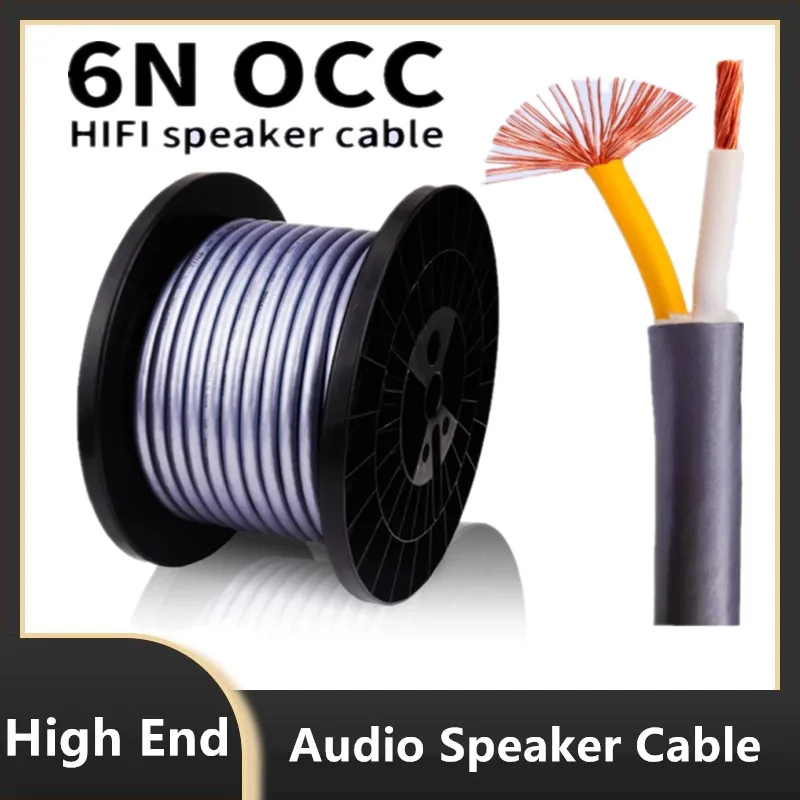 6N-OCC-Audio-Speaker-Cable-Pure-Copper-Hifi-Speakers-Bulk-Cable-For ...