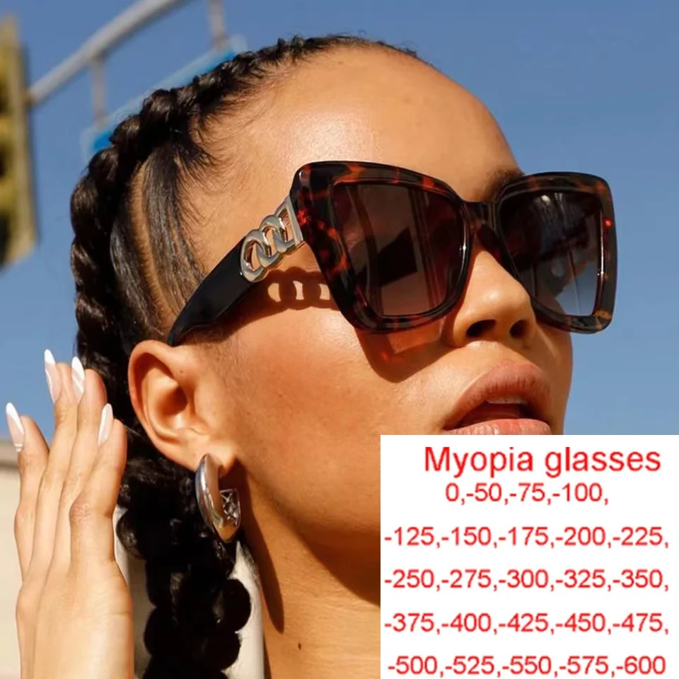 Luxury-Big-Frame-Women-Polarized-Myopia-Sunglasses-UV-Protection ...