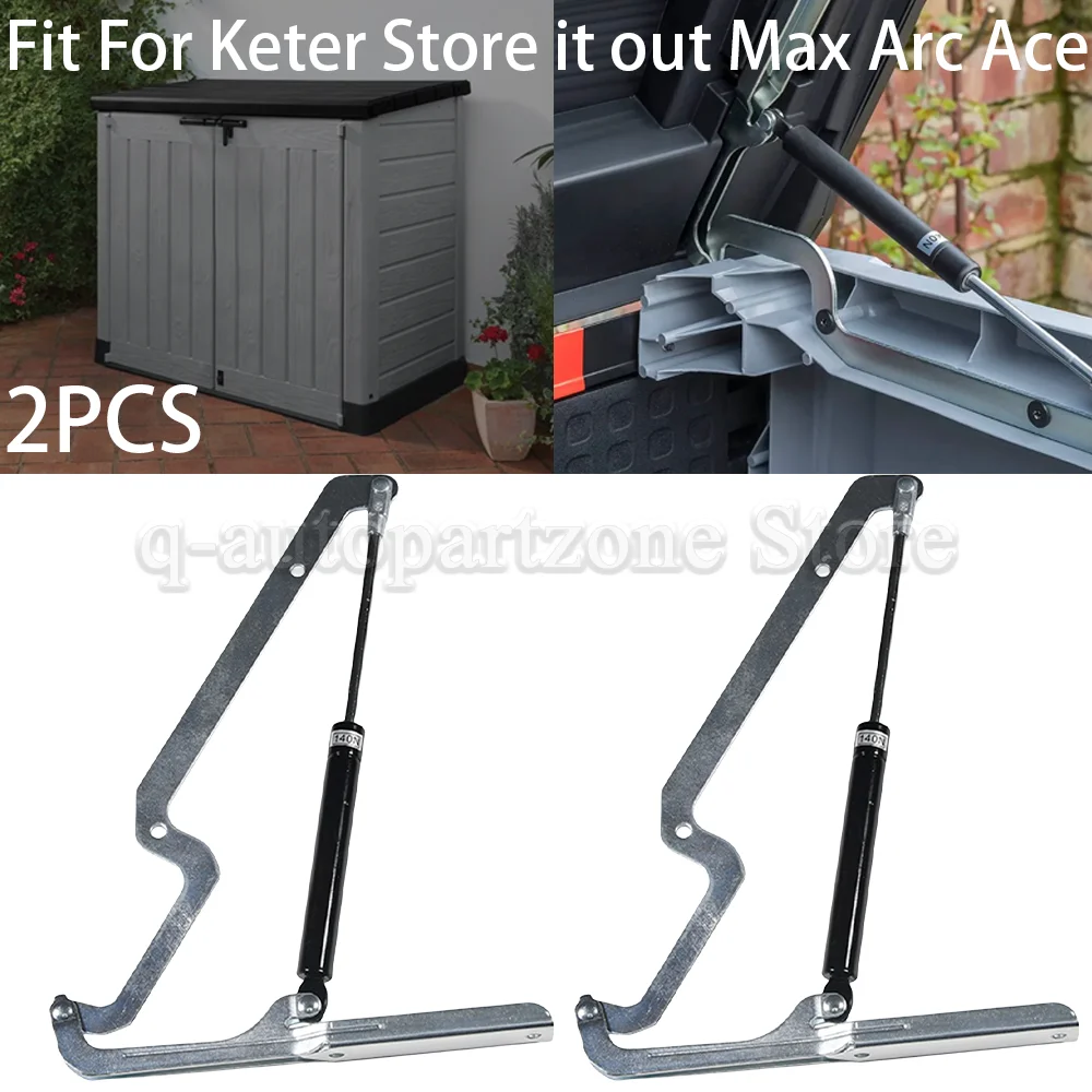 WLPS Hinge Replacement for Keter Max Arc Ace Hydraulic For Piston Lift ...